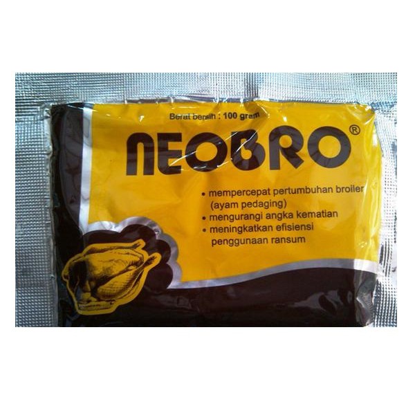 Jual NEOBRO 100gr multivitamin penambah berat badan unggas | Shopee ...