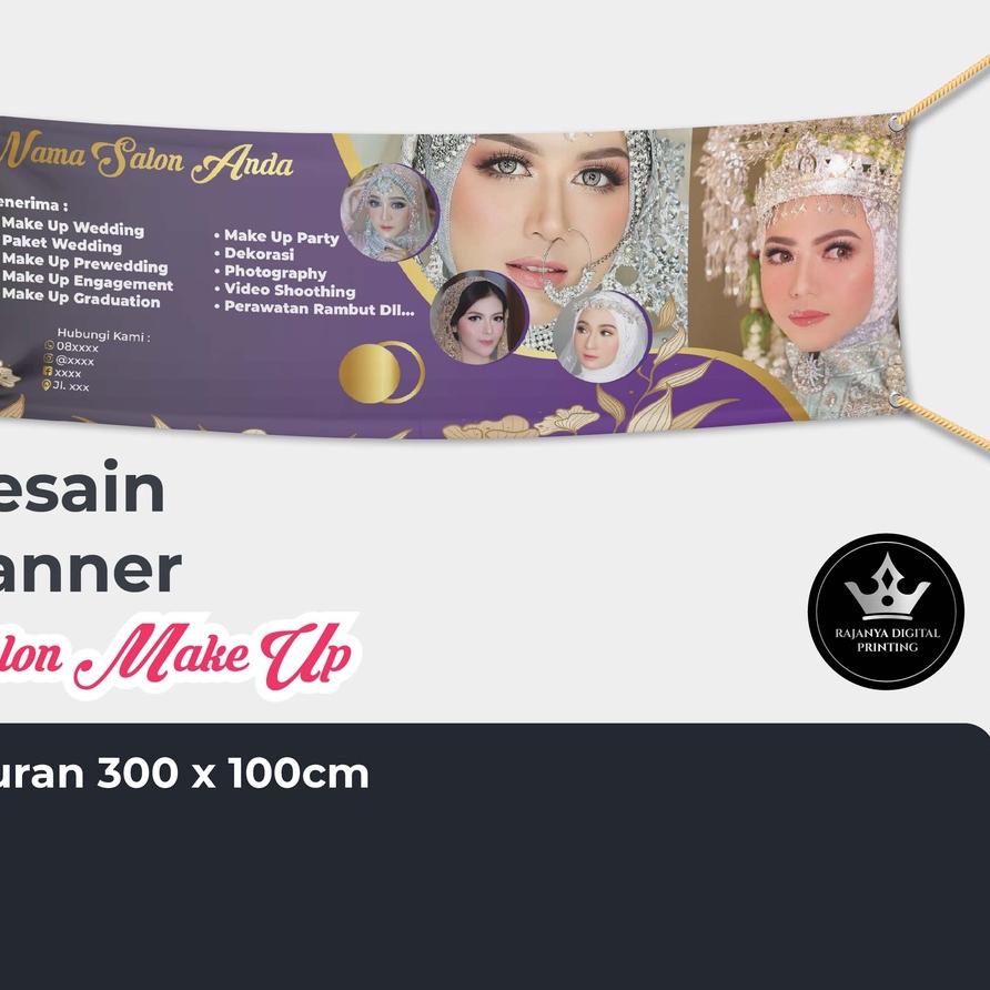Jual ♂ Katalog Banner / Spanduk Salon Make Up ♣ | Shopee Indonesia
