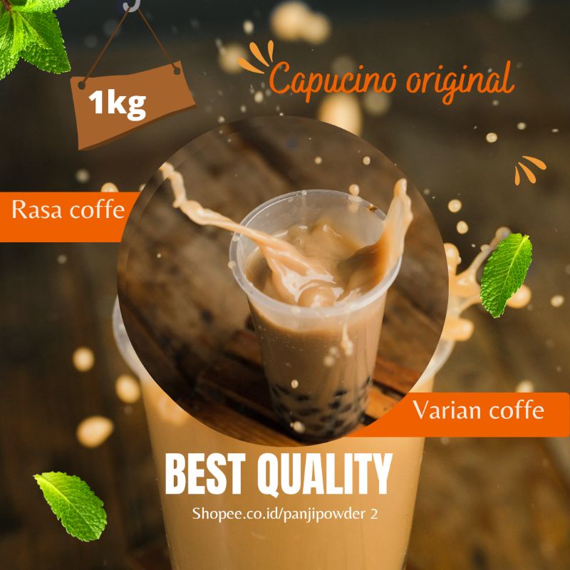 Jual BUBUK MINUMAN KEMASAN RASA CAPUCINO ORIGINAL 1KG MINUMAN BUBUK ...