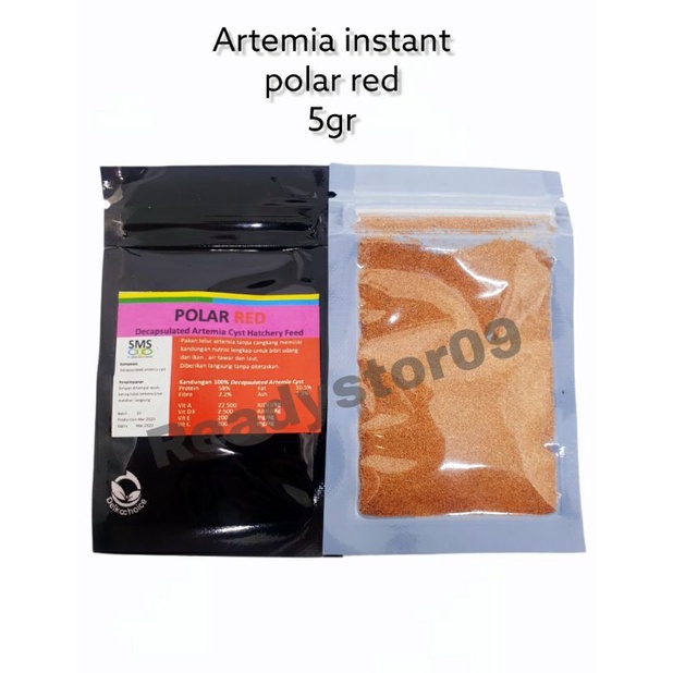 Jual Polar Red Isi Bersih 5 Gram Artemia Instant Shell Polared 5gr ...