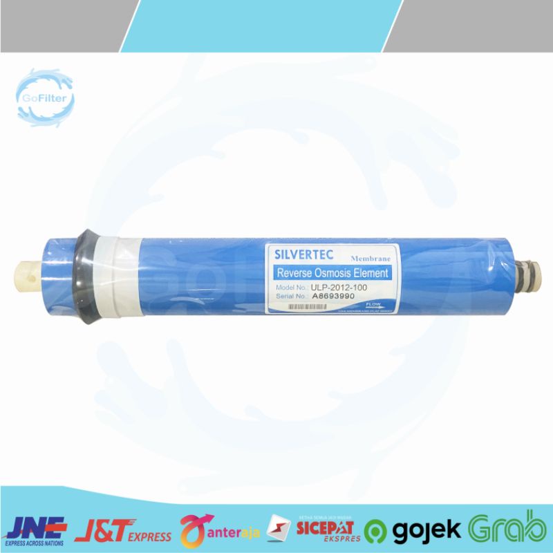 Jual MEMBRANE 100 GPD MERK SILVERTEC / MEMBRAN RO FILTER AIR REVERSE ...