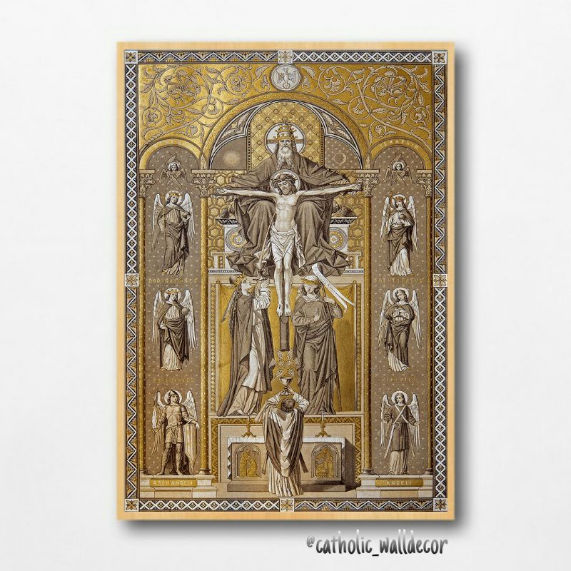 Jual Poster Rohani Kristen Katolik gambar Misa / Sakramen Ekaristi ...