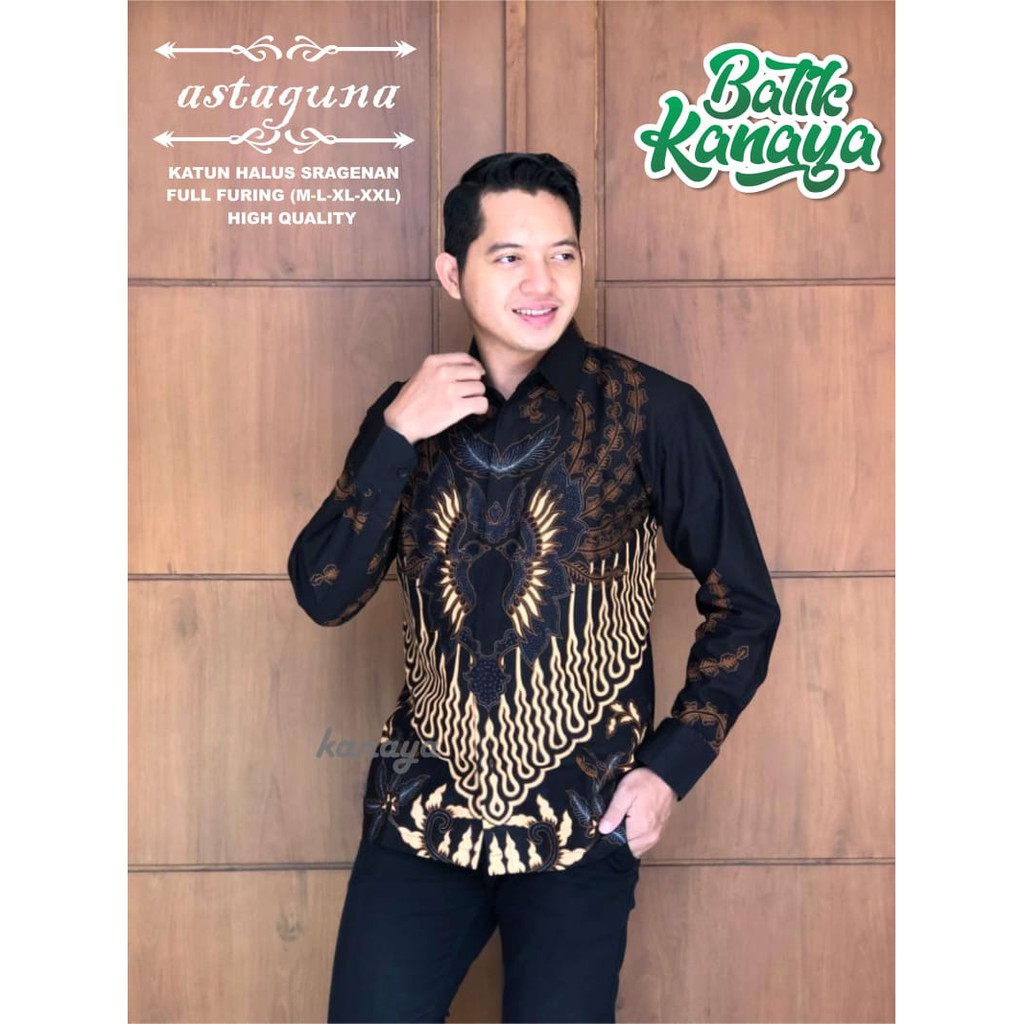 Jual ASTAGUNA / BATIK PRIA LENGAN PANJANG / by BATIK KANAYA / 10.3 ...