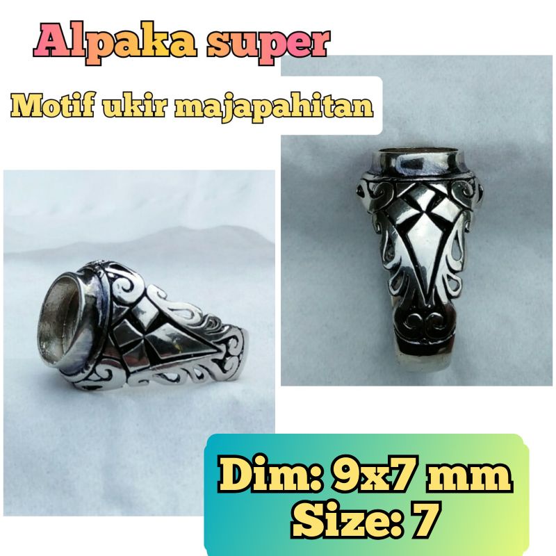 Jual Emban Alpaka super Motif ukir Majapahit alpaka bakar.63 | Shopee ...