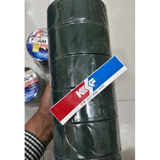 Jual ISOLASI LAKBAN TIMBAL BALIK BUSA DOBEL DOUBLE TAPE FOAM TAPE DAVIS ...