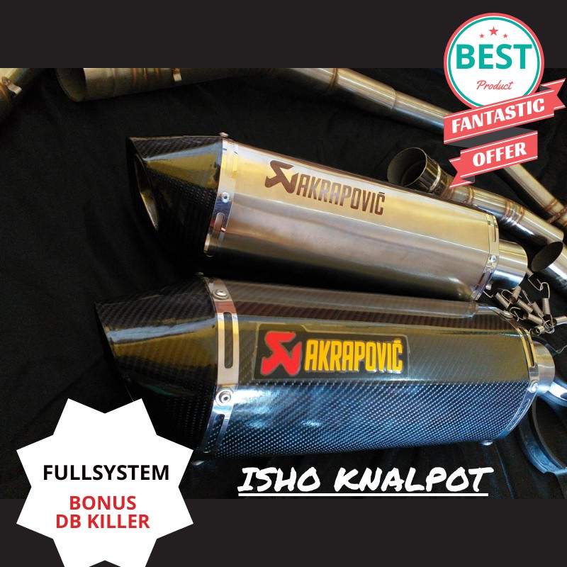 Jual KNALPOT AKRA LAYANG CARBON GROSIR MURAH MOTOR NINJA CBR LOKAL CBR ...