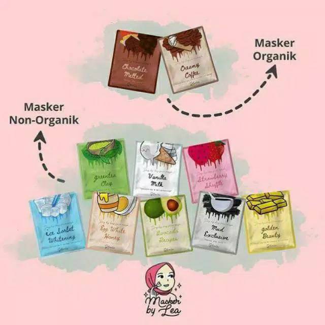 Jual (BPOM) Masker wajah by Lea Gloria masker bubuk 20gr | Shopee Indonesia