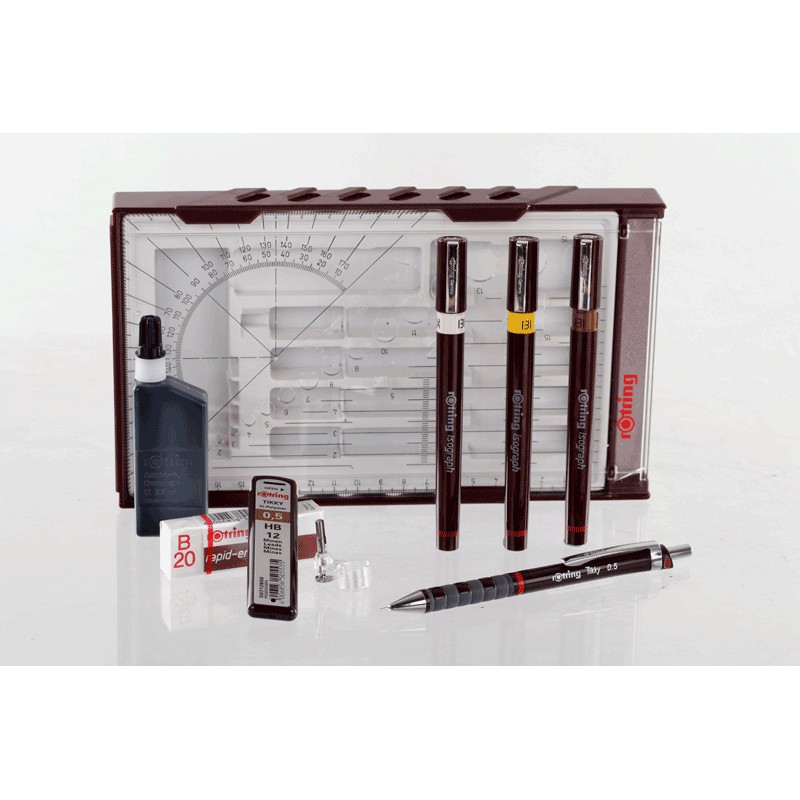 Jual Rotring College Set Isograph 02.04.06 | Shopee Indonesia