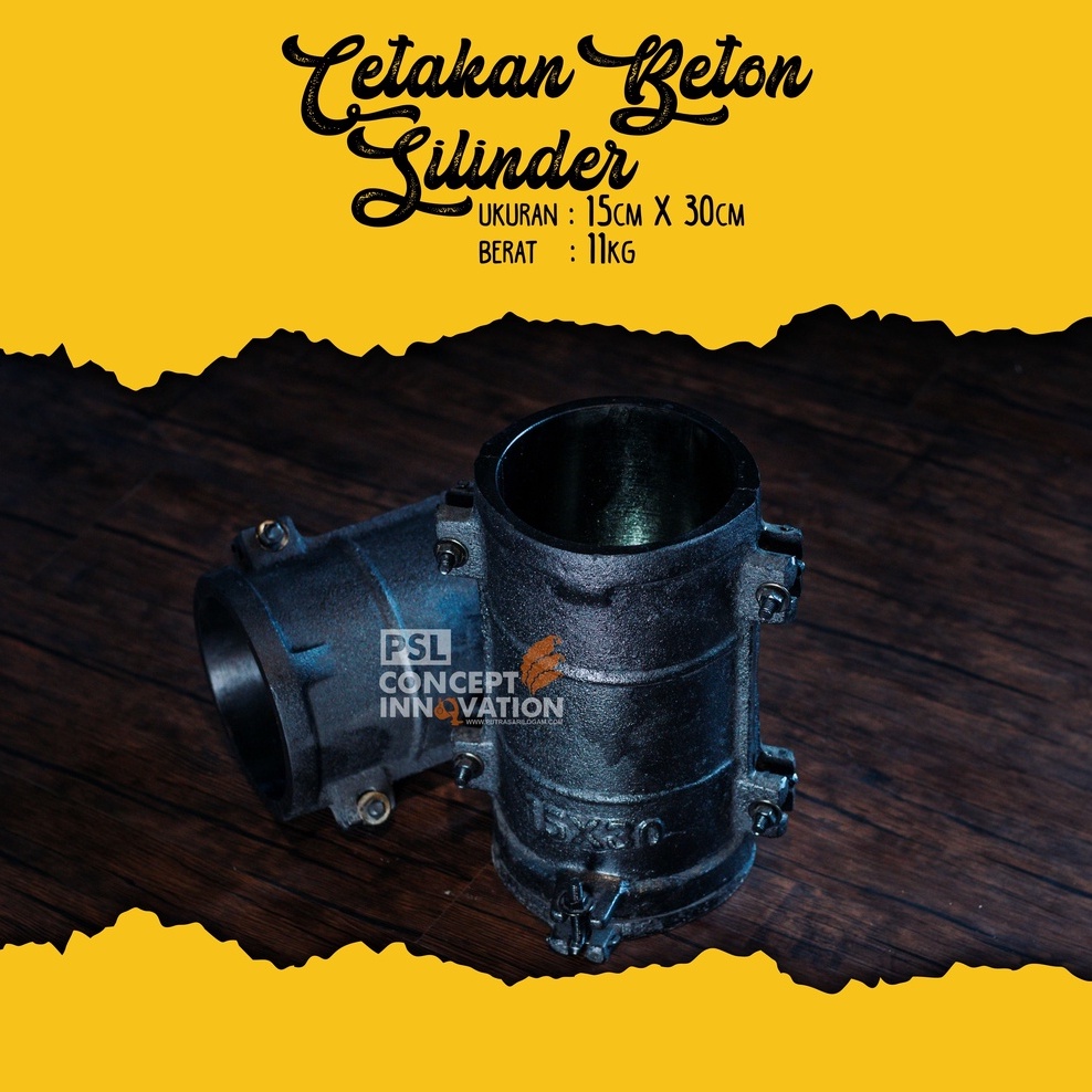 Jual CETAKAN BETON SILINDER 15x30 BESI CORAN PADAT | Shopee Indonesia