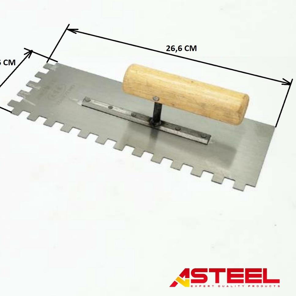 Jual [UR762] ASTEEL Roskam - Raskam gerigi plastering trowel alat ...