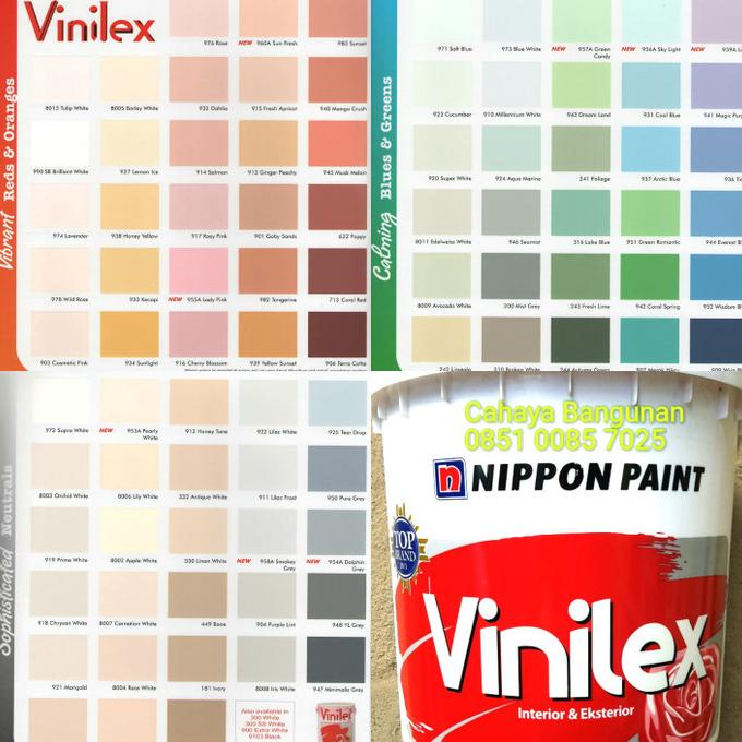 Jual CAT CAT TEMBOK VINILEX Kembang Bunga 5000 Galon 5Kg 5 Kg Nippon Paint | Shopee Indonesia