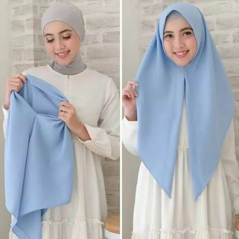 Jual hijab segitiga instan diamond (M) | Shopee Indonesia