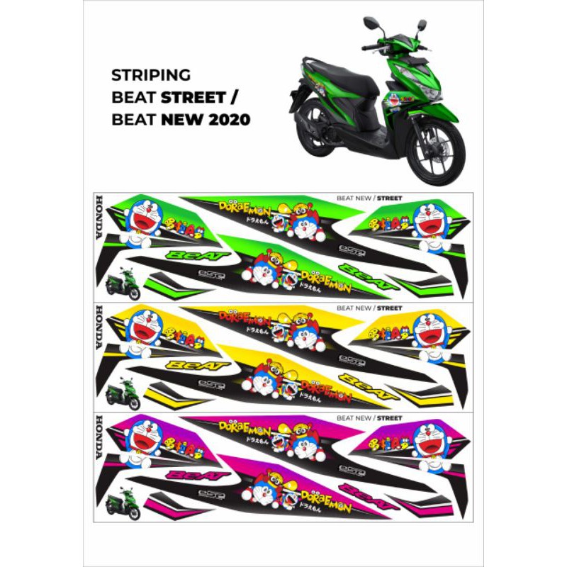 Jual Sticker Striping Honda Beat Street / New Beat 2020 | Shopee Indonesia