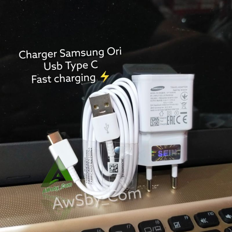 Jual Charger Type C Fast Charging 15W Samsung A30S A50S M30S M21 A5/A7 ...