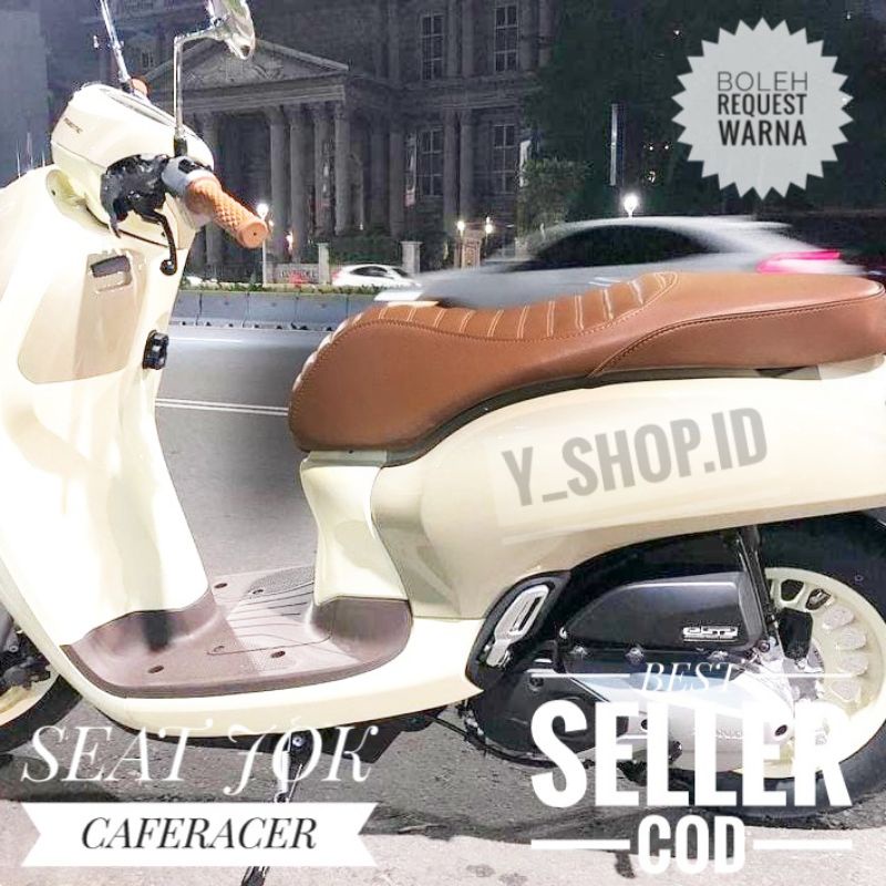 Jual Jok Motor Caferacer Scoopy New 2021 2022 Beat Fino Genio Xride Mio ...