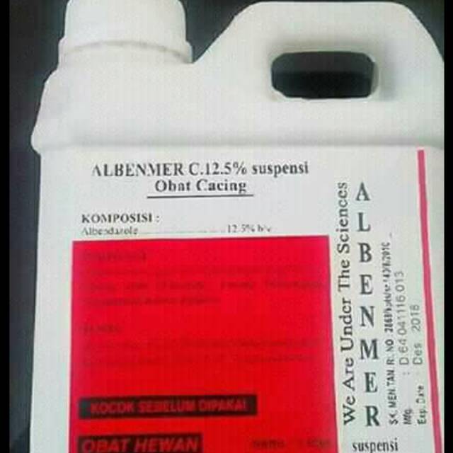 Jual ALBENMER MEYER ORI obat cacing hati sapi/kerbau 1 Lt | Shopee ...