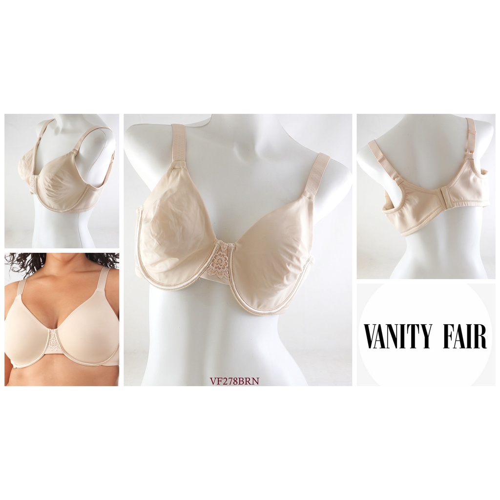 Jual Bra Wanita Kawat VANITY FAIR Full Cup Big SIze Tanpa Busa Model Polos Pakaian Dalam ...