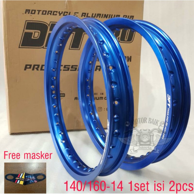 Jual Velg velek pelek DFT thailand ring 14 lebar 140-160 set 2pcs ...