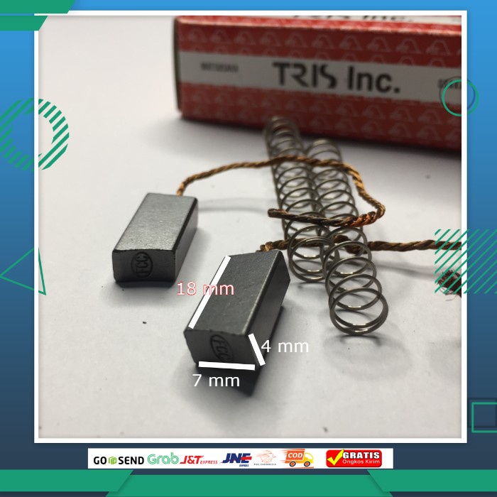 Jual FJ-323/JNDX-11MA - CARBON BRUSH Colt T120/corolla 3K/Hiace 12R ...