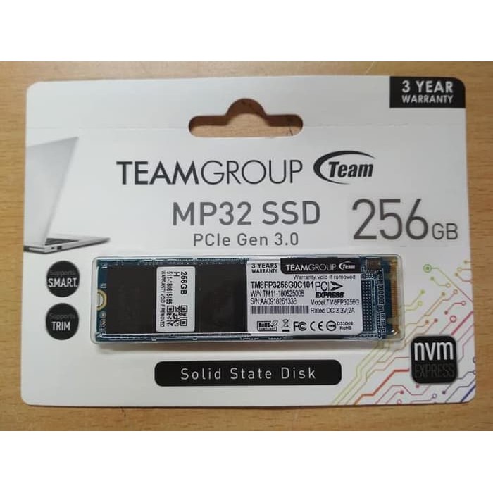 Jual SSD TEAM M.2 NVME 256GB | Shopee Indonesia