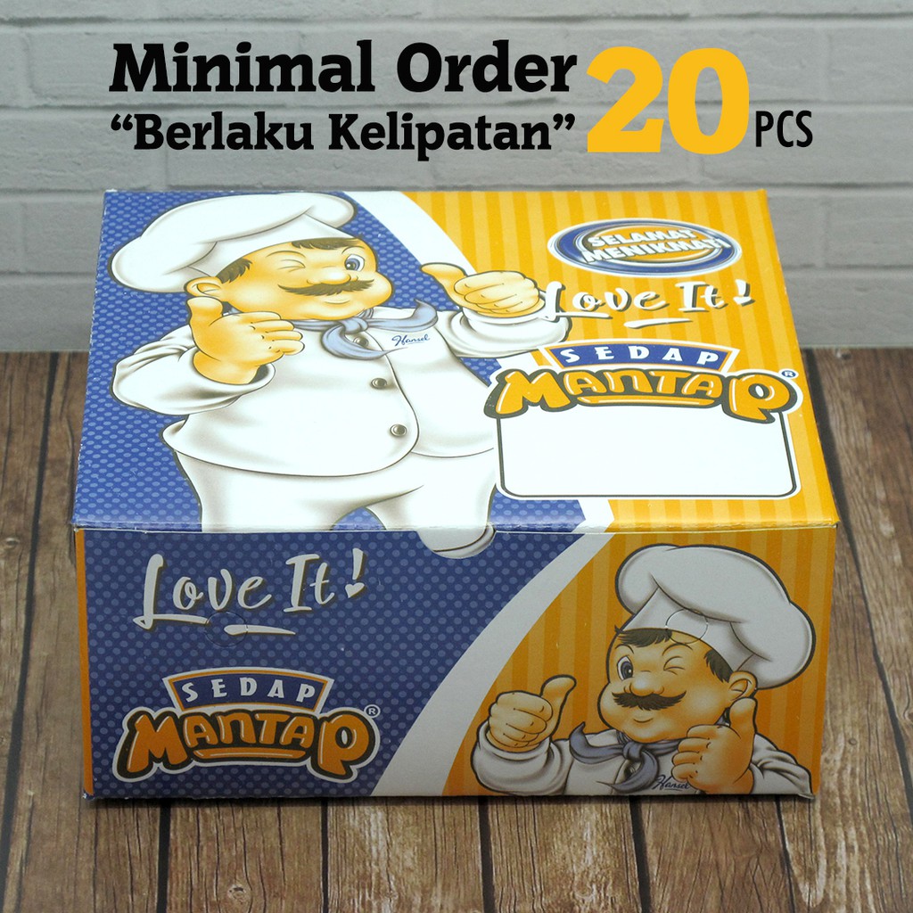 Jual Dus Nasi Kotak / Box Nasi Kotak / Dus Nasi Sedap Mantap 18 x 18 / Dus Box Kue Hansel ...