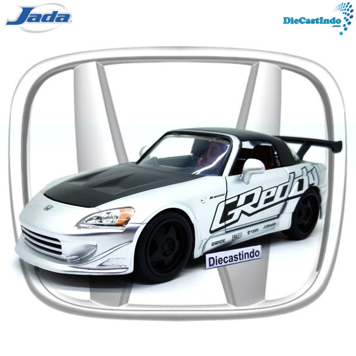 Jual Jada - JDM tuners 2001 Honda S2000 Silver Skala 1:24 | Shopee ...