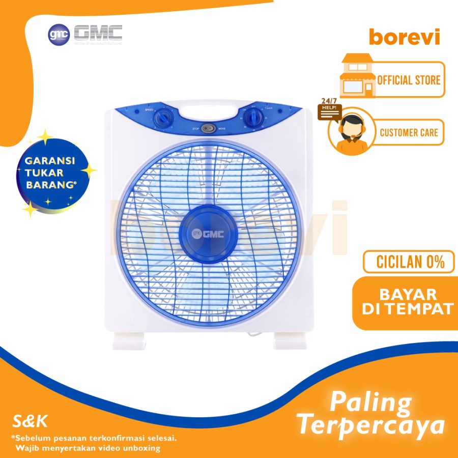 Jual KIPAS ANGIN KOTAK GMC-708 12 INCH / BOX FAN KIPAS MEJA | Shopee ...