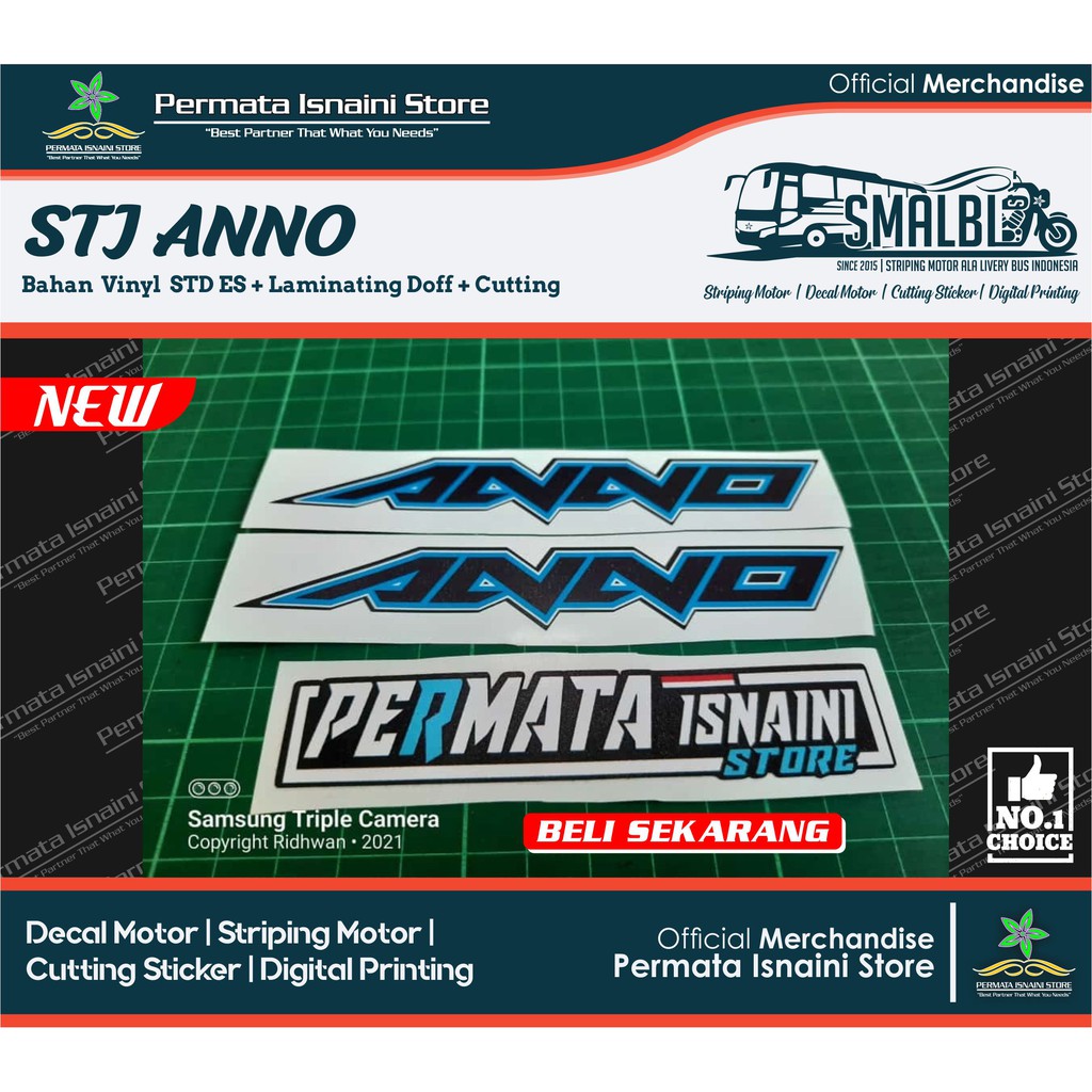 Jual Sticker Vinyl Julukan STJ ANNO Terbaru Bismania by PIS ...