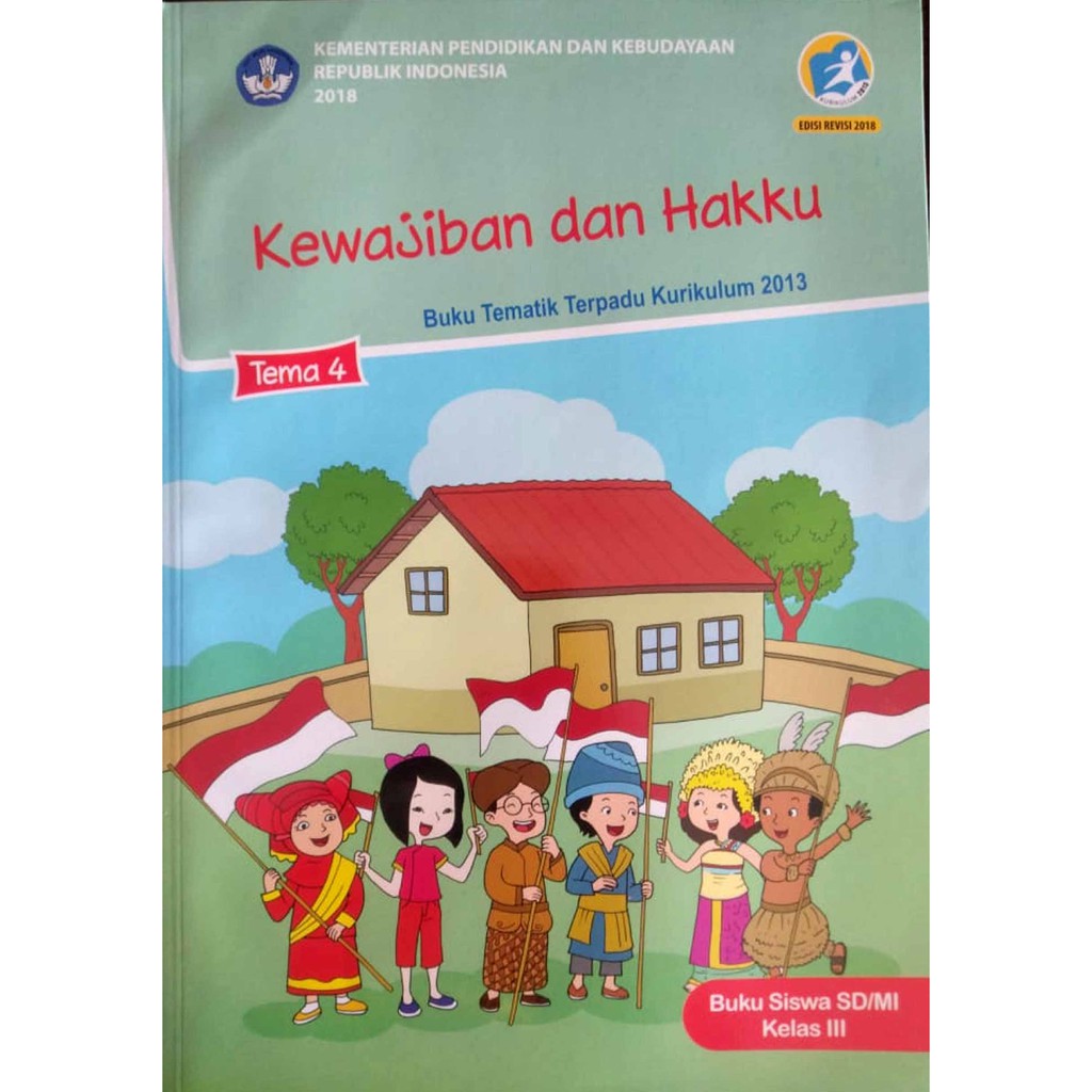 Jual BUKU TEMATIK SD KELAS 3 TEMA 4 - KEWAJIBAN DAN HAKKU | Shopee Indonesia