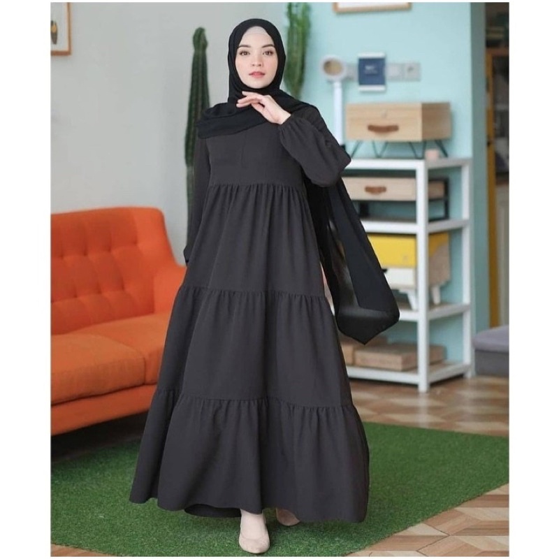 Jual Baju Gamis Remaja Terbaru 2021 Gamis Sar i Syari Remaja Wanita ...