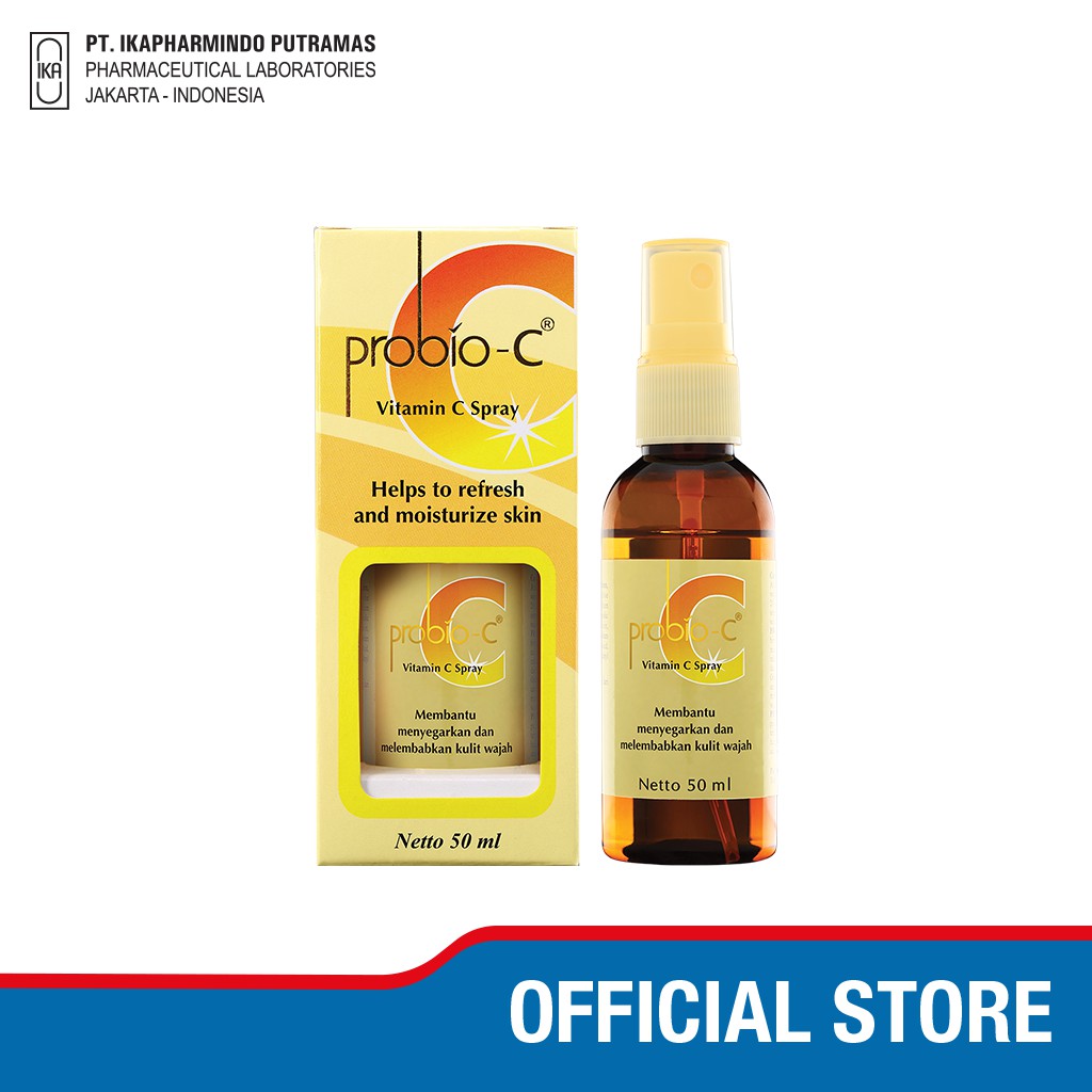 Jual Probio C Spray 50 mL - Vitamin C Spray Muka dengan aloe vera ...