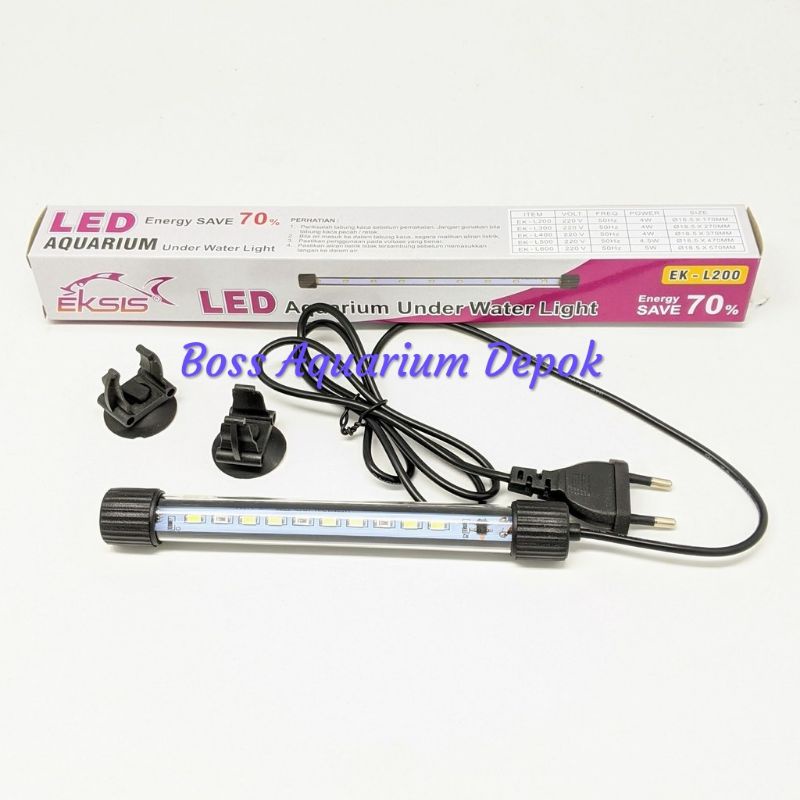 Jual EKSIS L200 L300 L400 L500 Lampu celup Led 20 30 40 50 cm aquarium aquascape | Shopee Indonesia