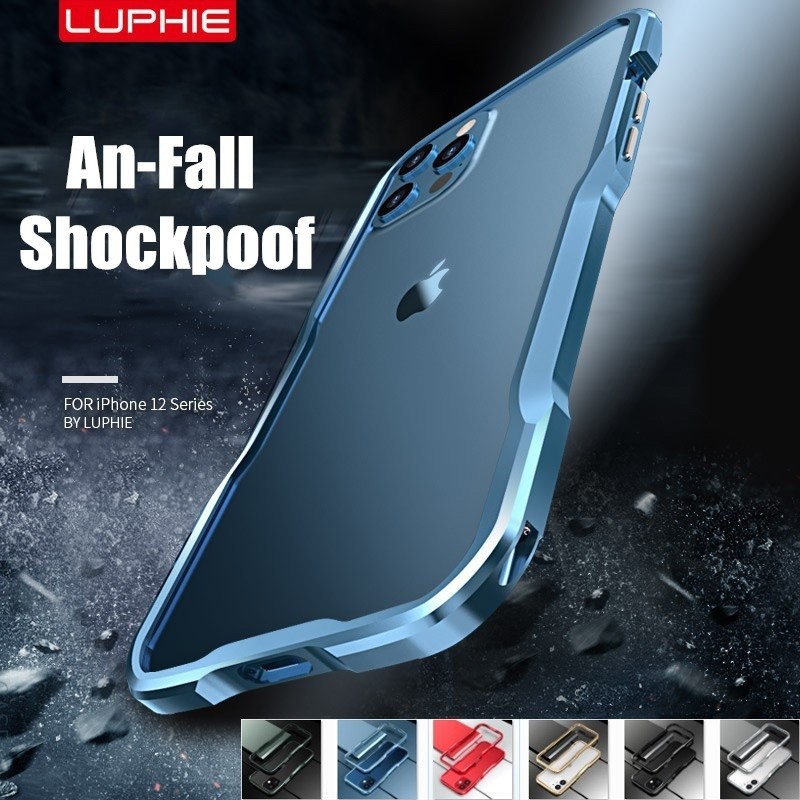 Jual Luphie Metal Bumper Aluminium Case iPhone 12/12 Pro (6.1inch ...