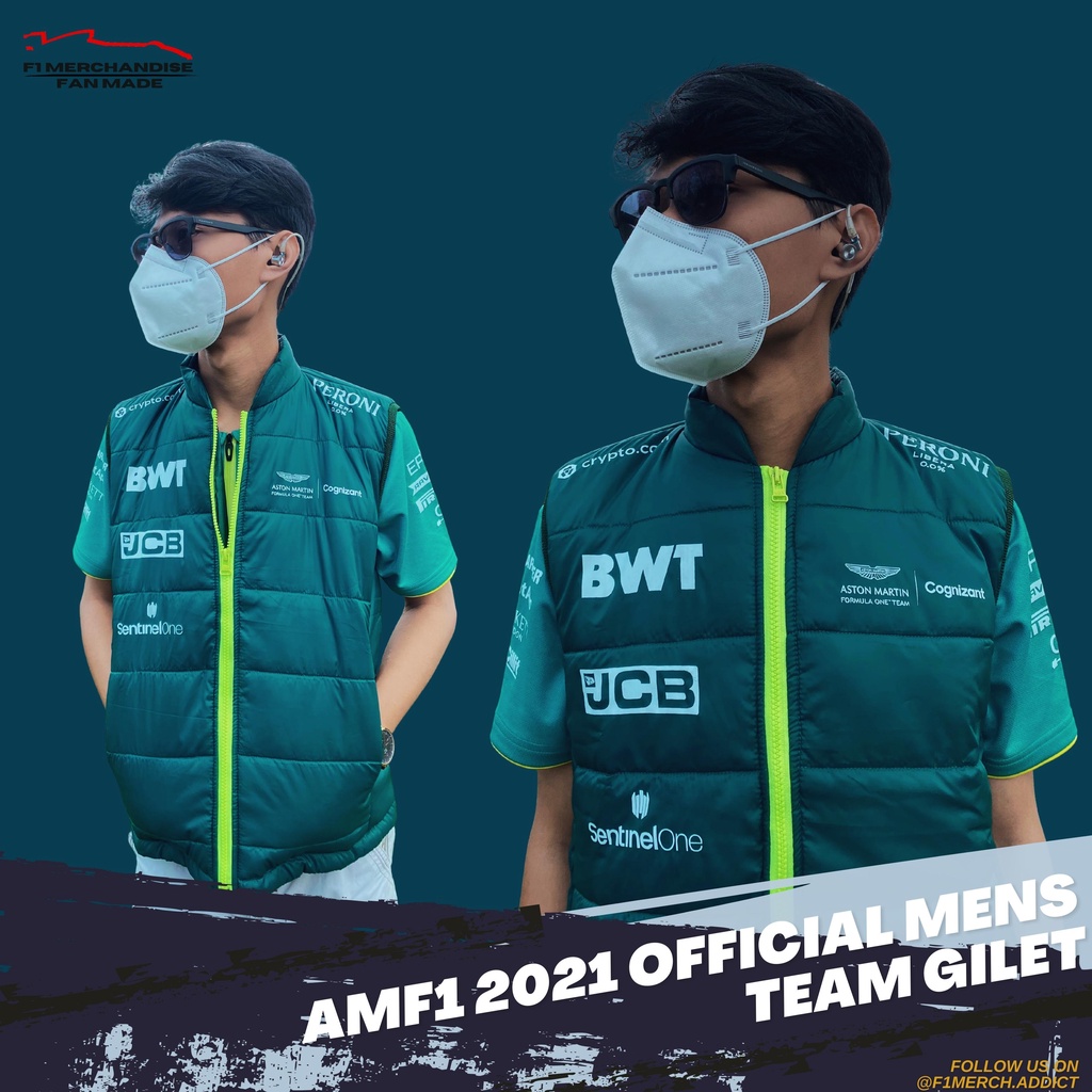 Jual Rompi Vest Jacket Kemeja Polo F1 Aston Martin Formula 1 Team 2021 ...