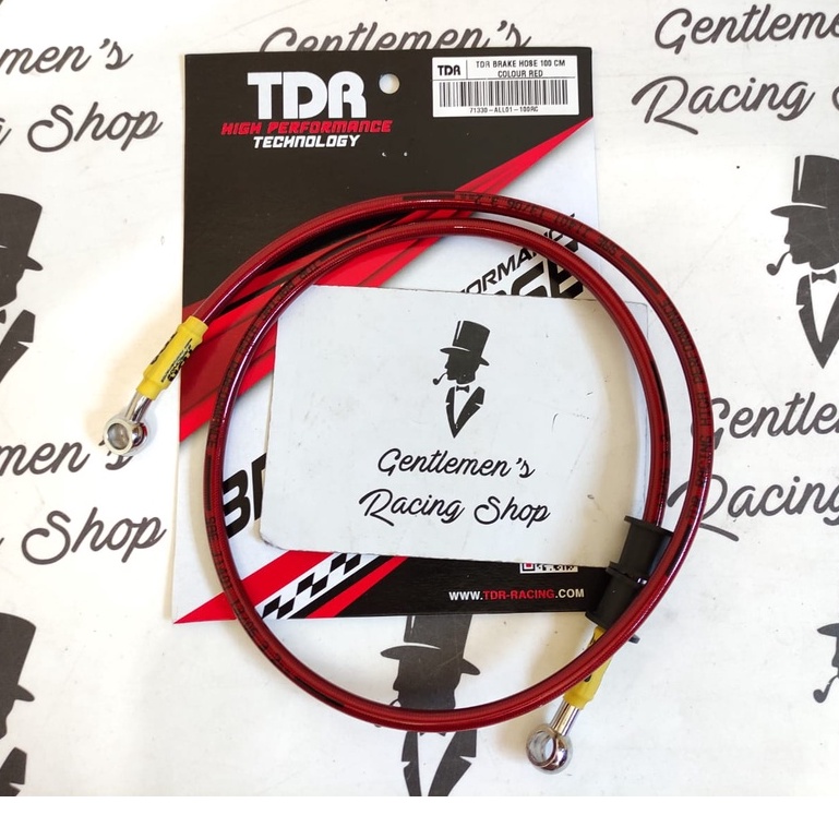Jual TDR Selang Slang Rem New 2022 Universal 100 cm Red Series | Shopee ...
