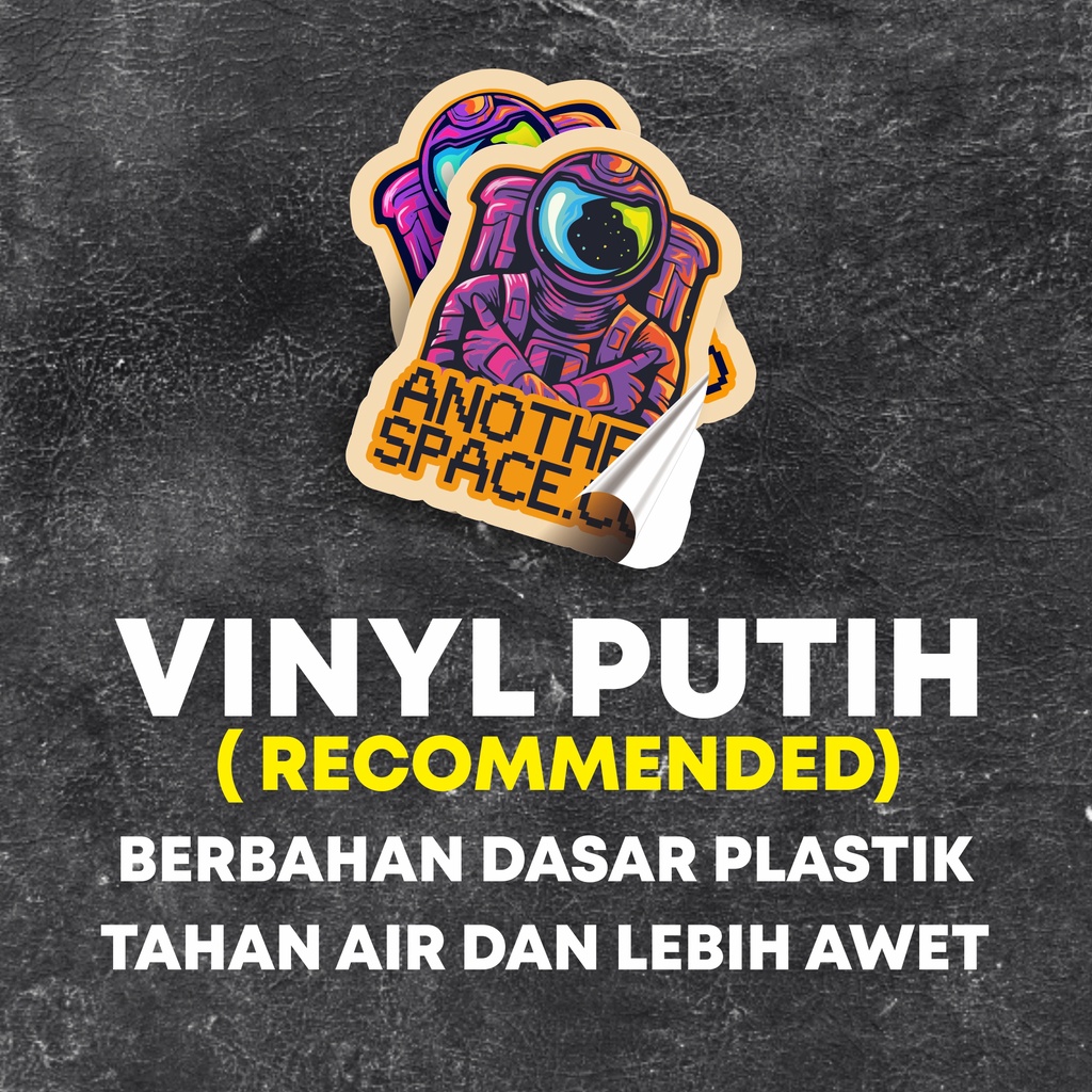 Jual Cetak Label Sticker Potong Putus Die Cut Ukuran Custom Desain Anti ...