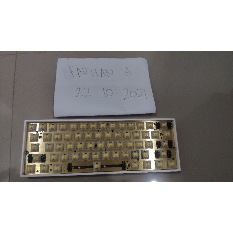Jual Custom Mechanical Keyboard GK61X | Shopee Indonesia