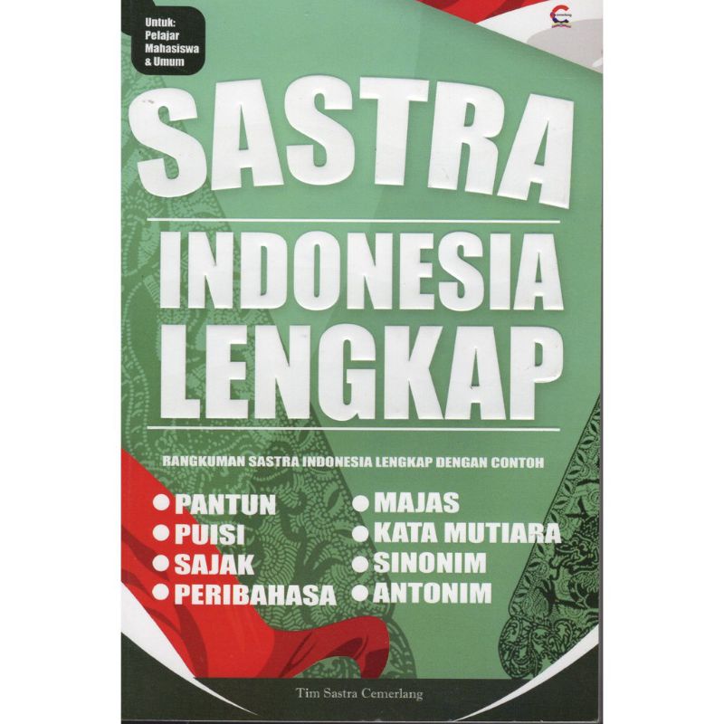 Jual SASTRA INDONESIA LENGKAP | Shopee Indonesia