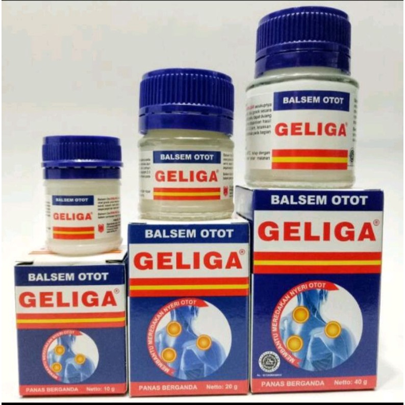 Jual Balsem Otot Geliga Cap Lang 10gr,20g,40gr | Shopee Indonesia