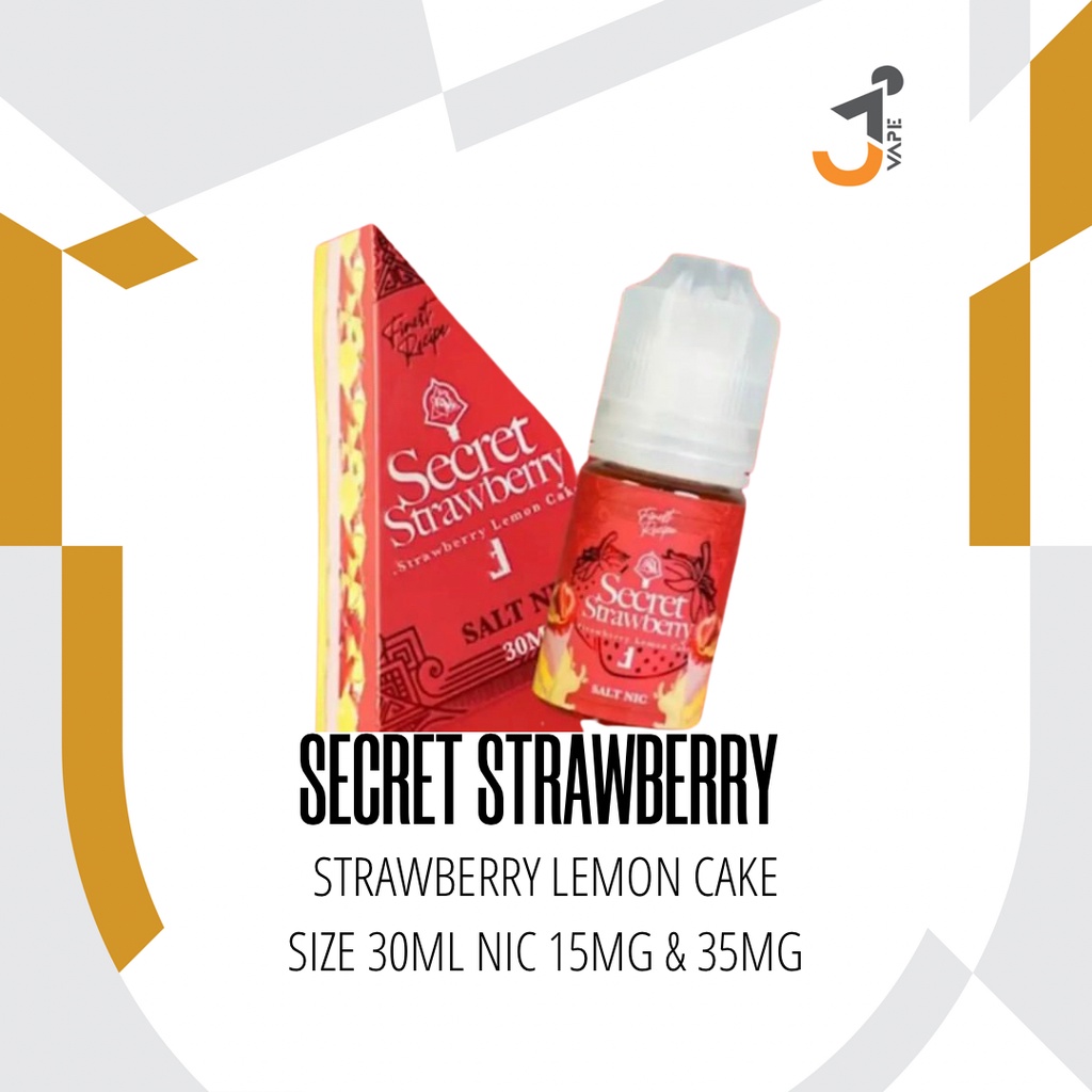 Jual SECRET V2 STRAWBERRY SALTNIC 30ML BY JVAPE SURABAYA X TRILOGY ...