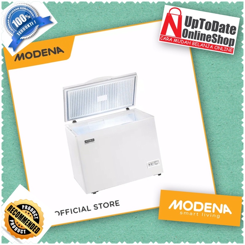 Jual CHEST FREEZER 100L MODENA MD10W DUO COOLING SYSTEM | Shopee Indonesia