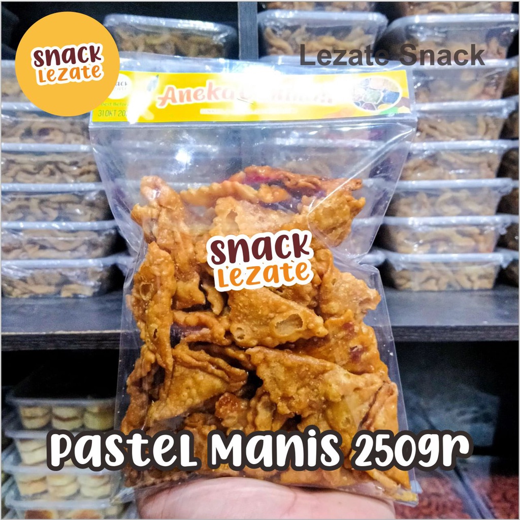 Jual Pastel Kering Manis 250gr Enak / Pastel Lipat Segitiga Manis Murah ...