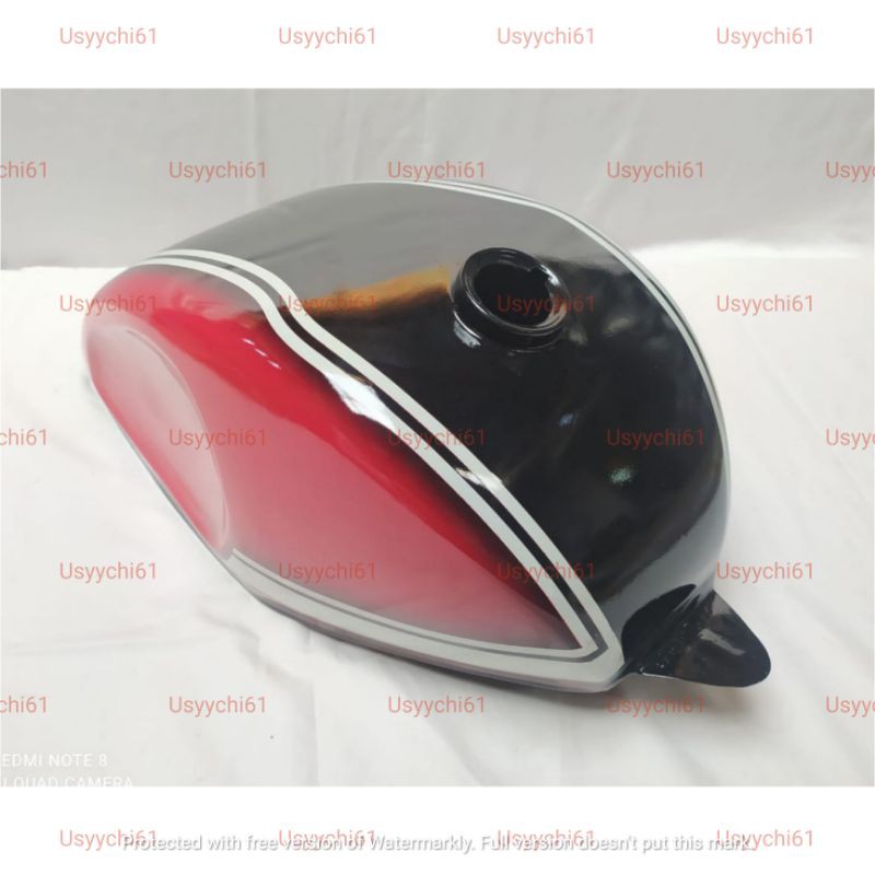Jual Tangki Cat VIXION Custom injeksi Motif Red Black | Shopee Indonesia