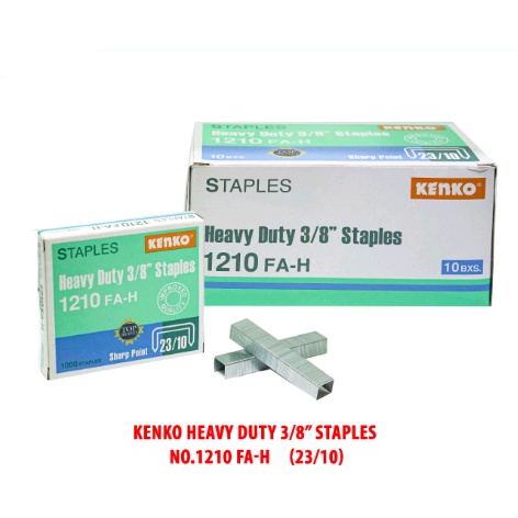 Jual Isi Stapler No 1210 Kenko Heavy Duty 3/8" Staples | Shopee Indonesia