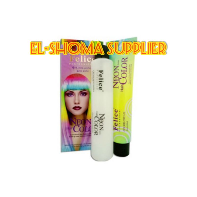 Jual Felice Profesional Neon Series Hair Color 60 ml - Pewarna / Cat ...