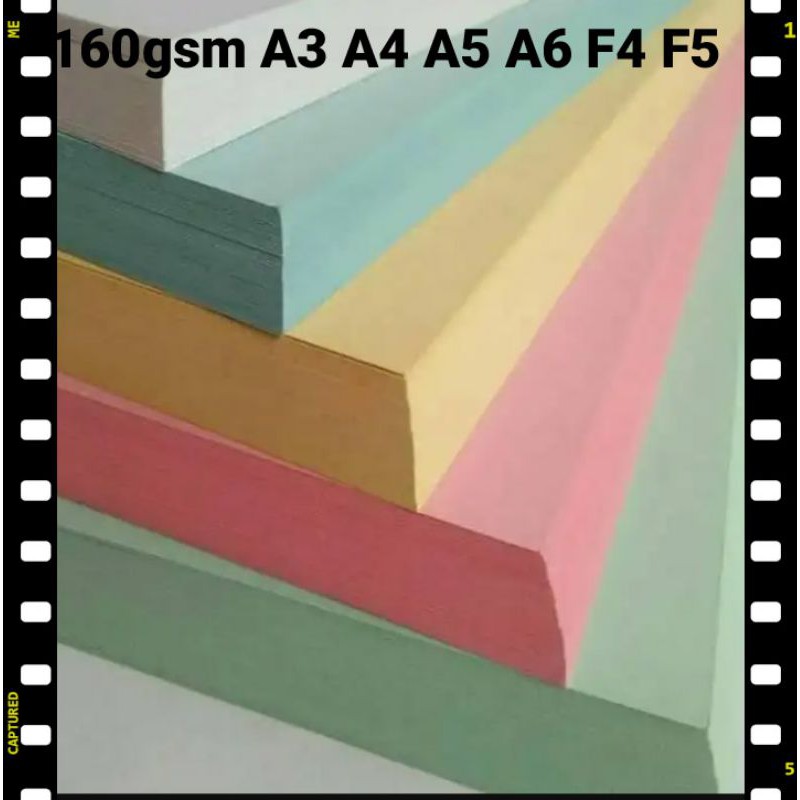 Jual Kertas Bc Pindo warna Muda A2 A3 A4 A5 A6 F4 F5 160gsm | Shopee ...