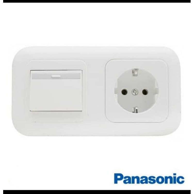 Jual stopkontak panasonic non cp+saklar engkel | Shopee Indonesia