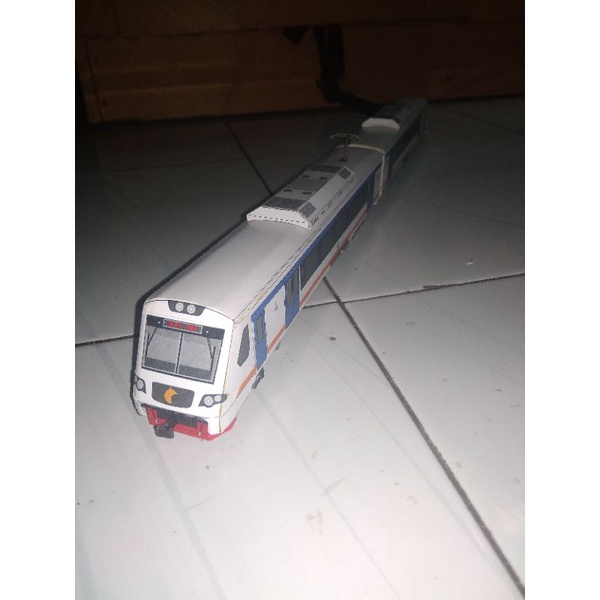 Jual papercraft miniatur kereta bandara soeta | Shopee Indonesia