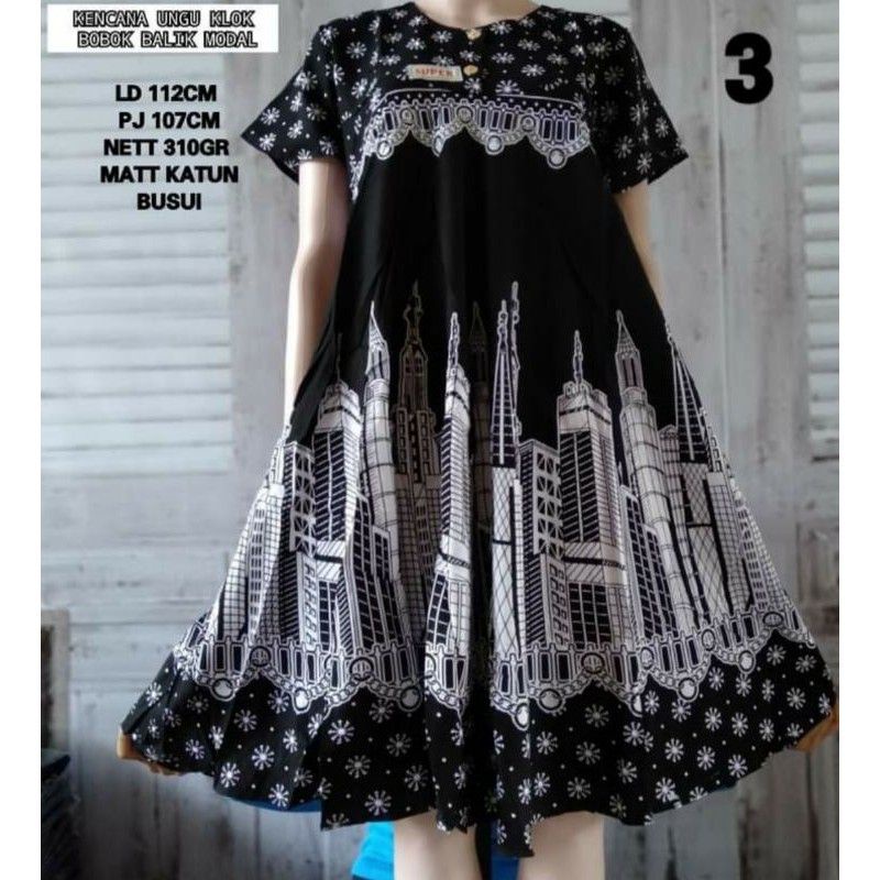 Jual BAJU DASTER HITAM PUTIH KLOK PAYUNG KENCANA UNGU BUSUI | Shopee ...