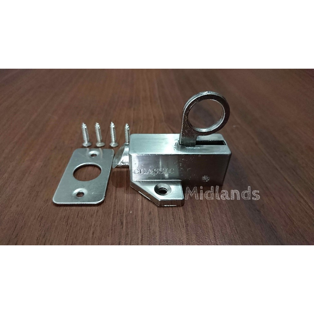 Jual Spring Knip Kotak / Grendel Kodok / Selot Slot Kunci Jendela Pintu ...